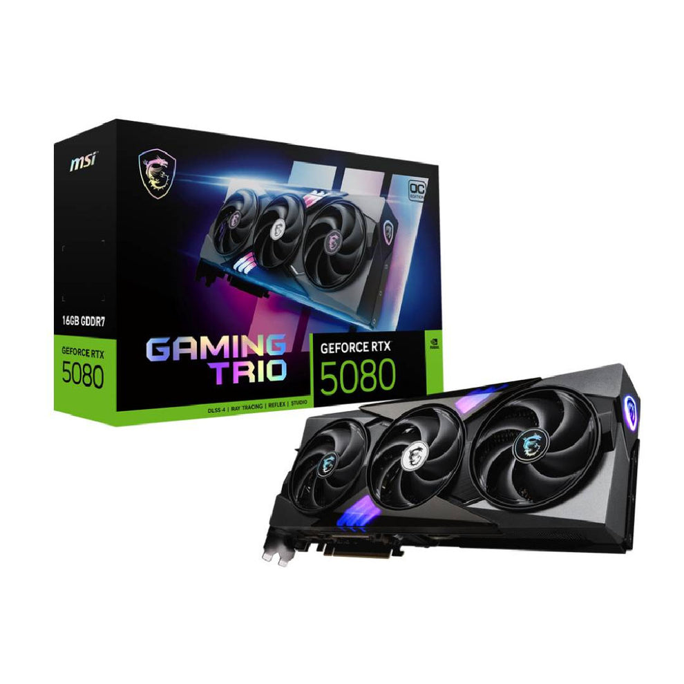 MSI GeForce RTX 5080 16G GAMING TRIO OC, 16GB – G-ONE Computer